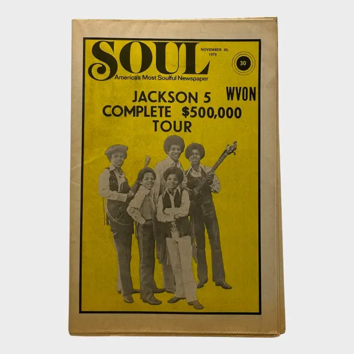 Soul Newspaper Magazine (Nov 1970) – Michael Jackson Market