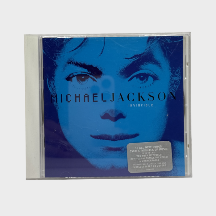 Michael Jackson ‘Invincible’ CD Blue (USA) – Michael Jackson Market