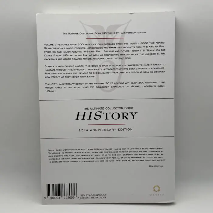 Michael Jackson HIStory The Ultimate Collector Book by Hector Barjot ...