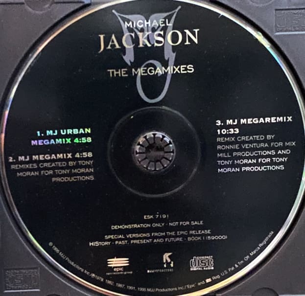 Michael Jackson The Megamixes Promo CD (USA) – Michael Jackson Market