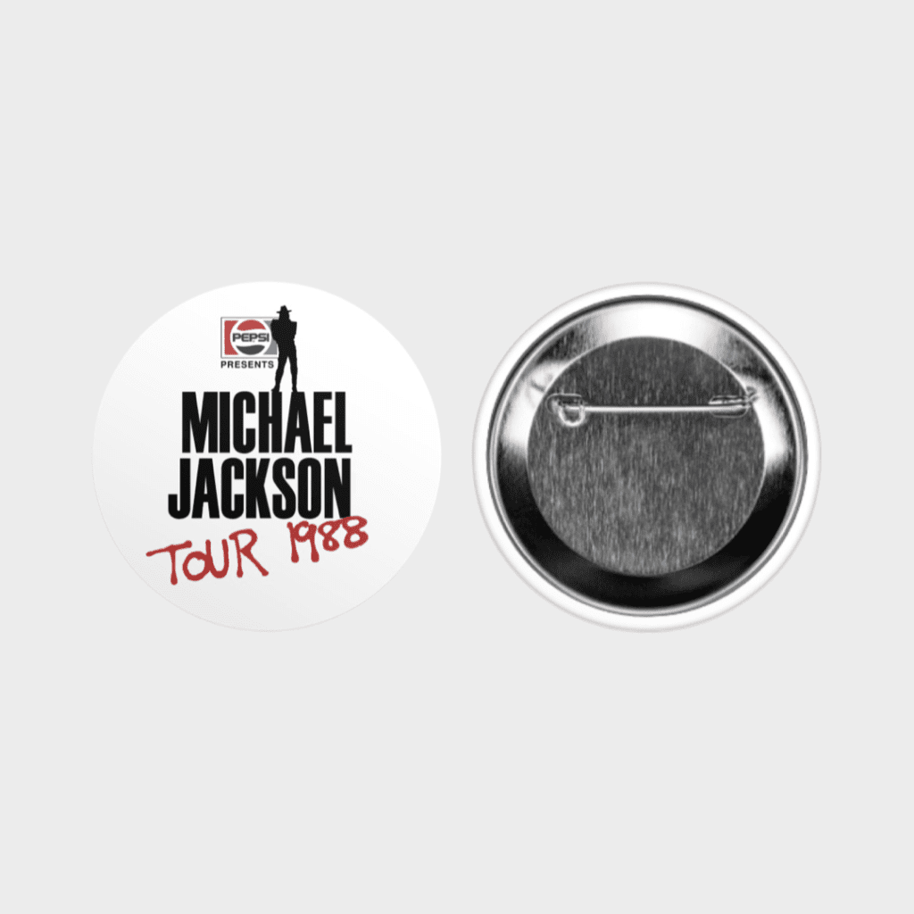 Michael Jackson BAD Tour Badge – Michael Jackson Market