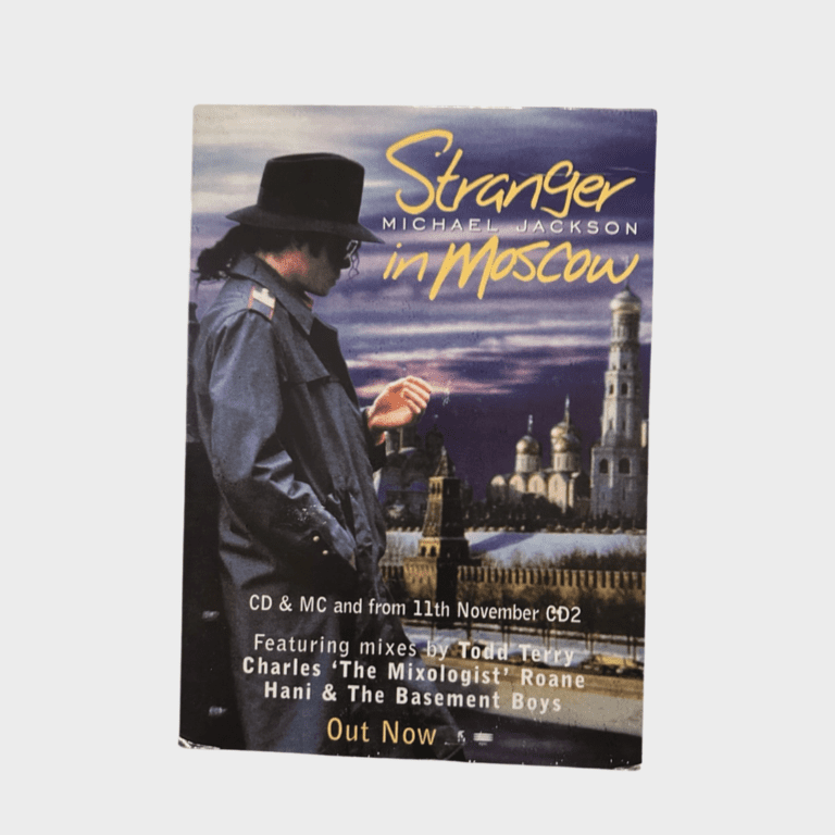 Michael Jackson Stranger In Moscow Promo Counter Stand Up – Michael ...
