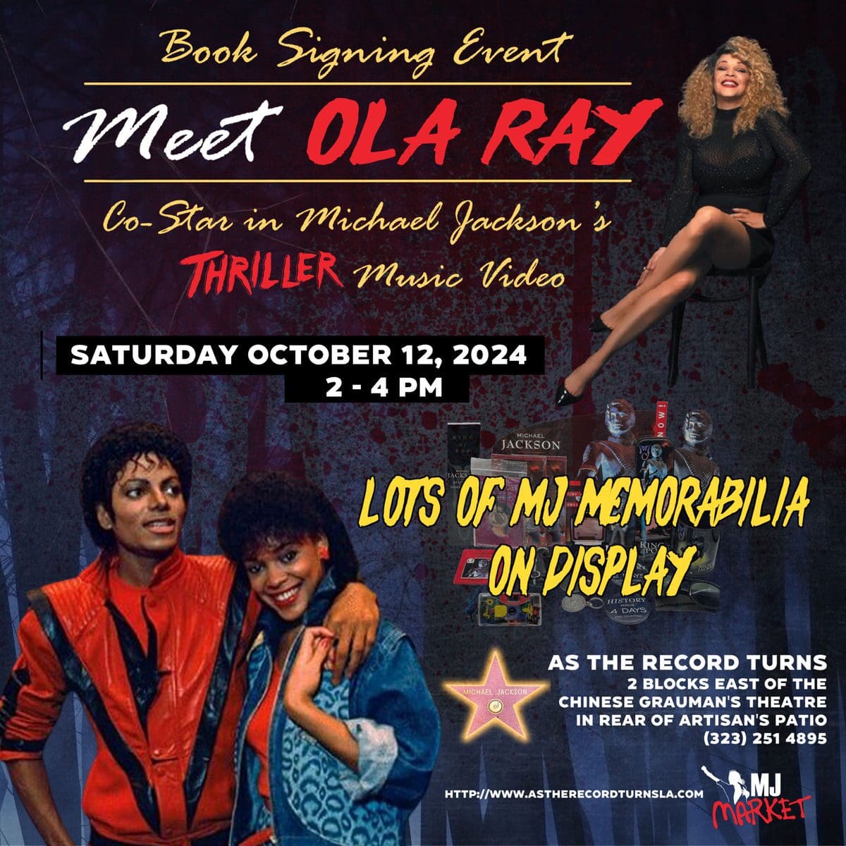 Meet & Greet With Ola Ray – Michael Jackson Market