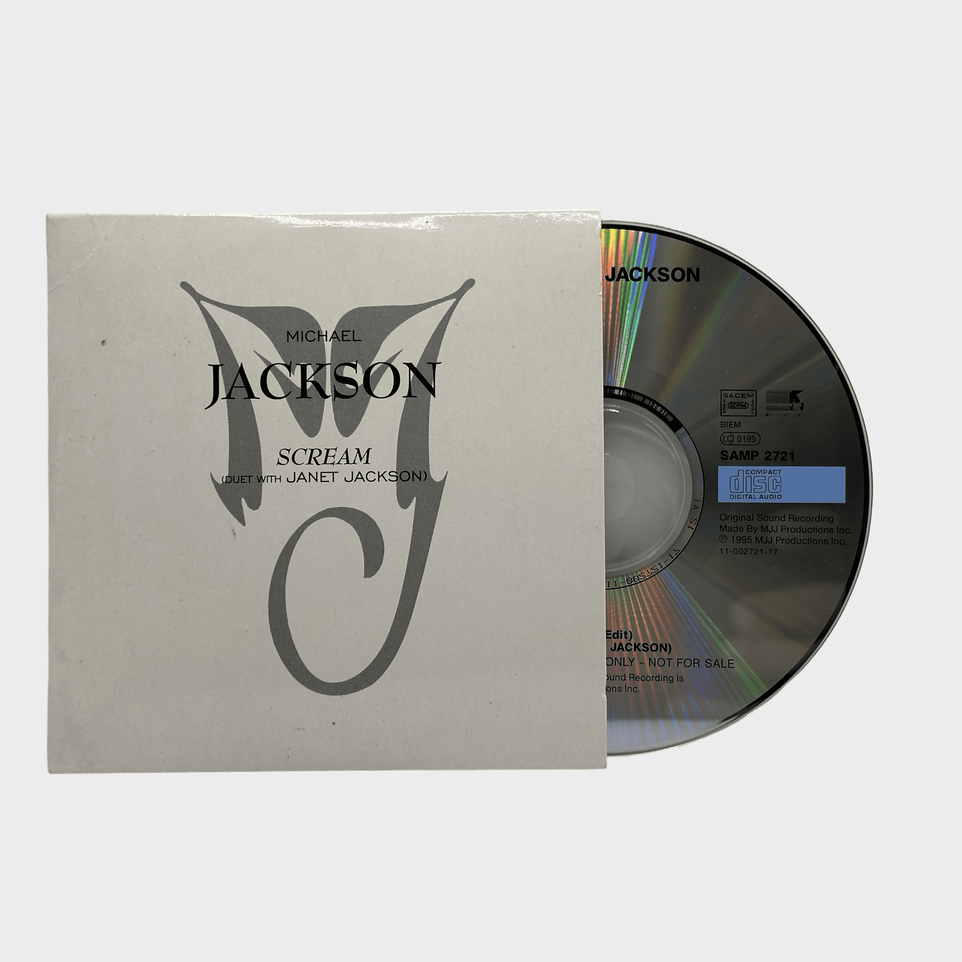 Michael Jackson ‘Scream’ Promo CD Single (EURO) – Michael Jackson Market