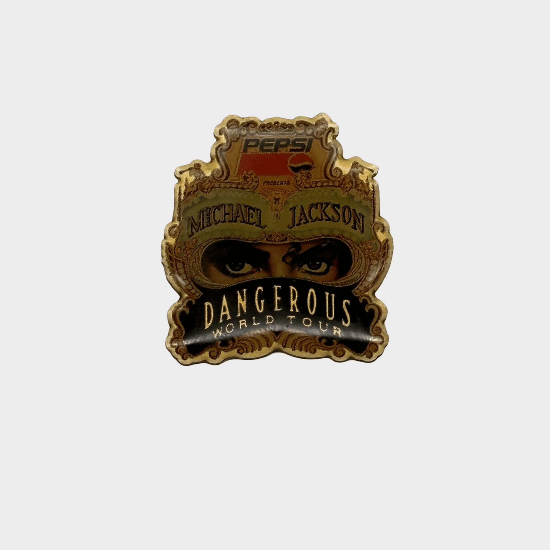 Michael Jackson ‘Dangerous’ 1″ Pin – Michael Jackson Market