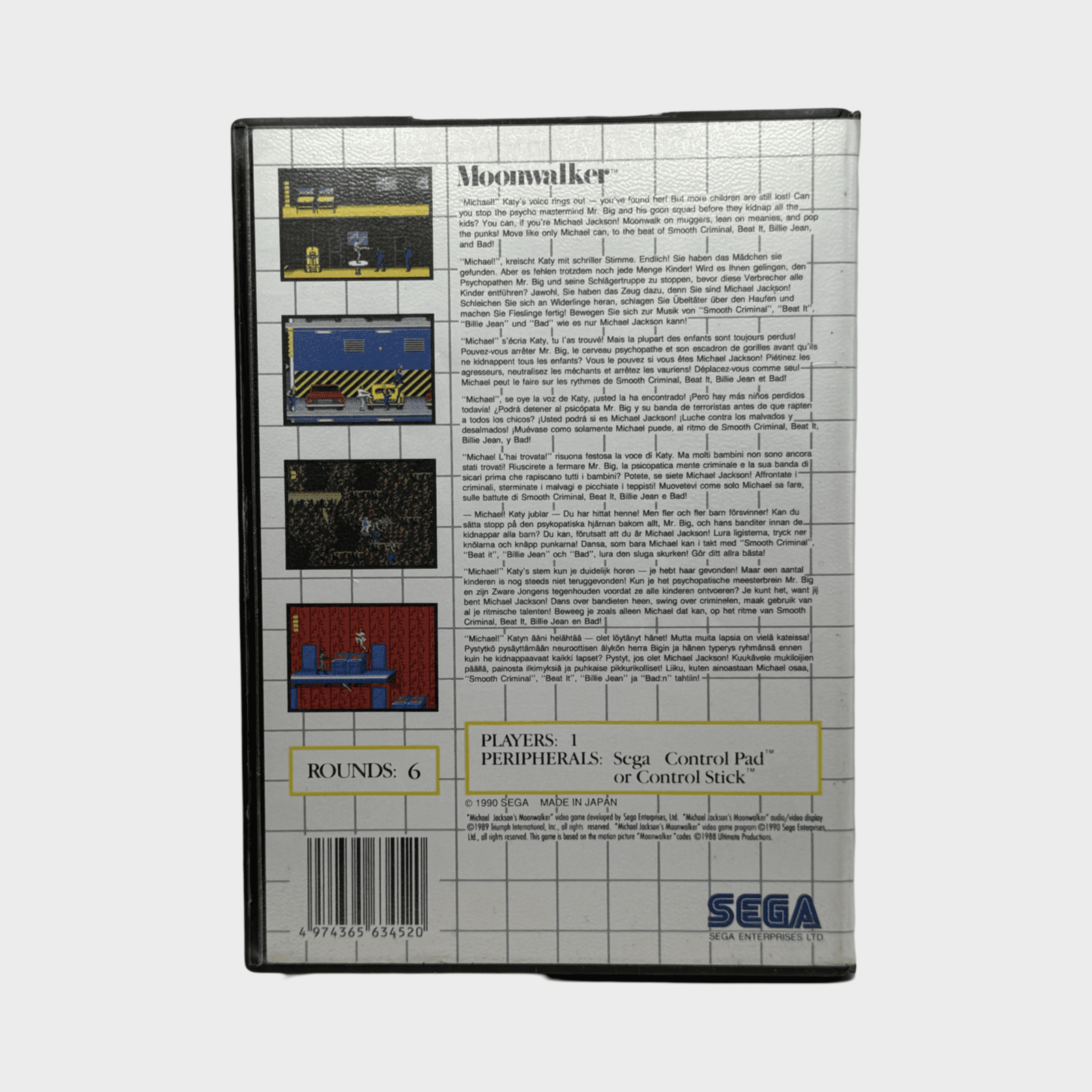 Michael Jackson Moonwalker SEGA Video Game – Michael Jackson Market