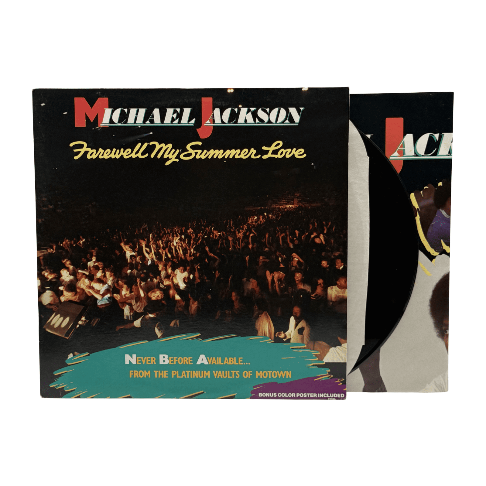 Michael Jackson ‘Farewell My Summer Love’ LP Record w/ Poster (USA ...