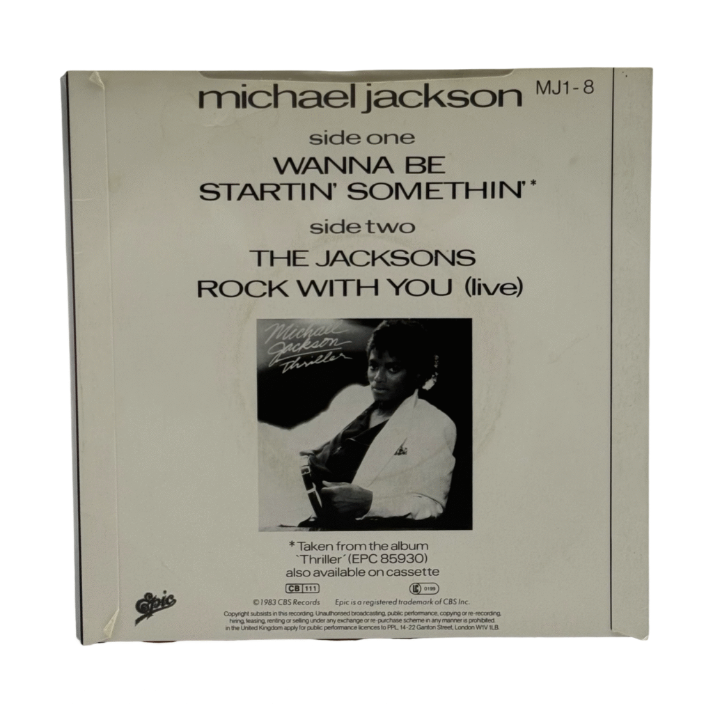 Michael Jackson ‘Wanna Be Startin’ Somethin’ 7″ 45 Single (UK ...