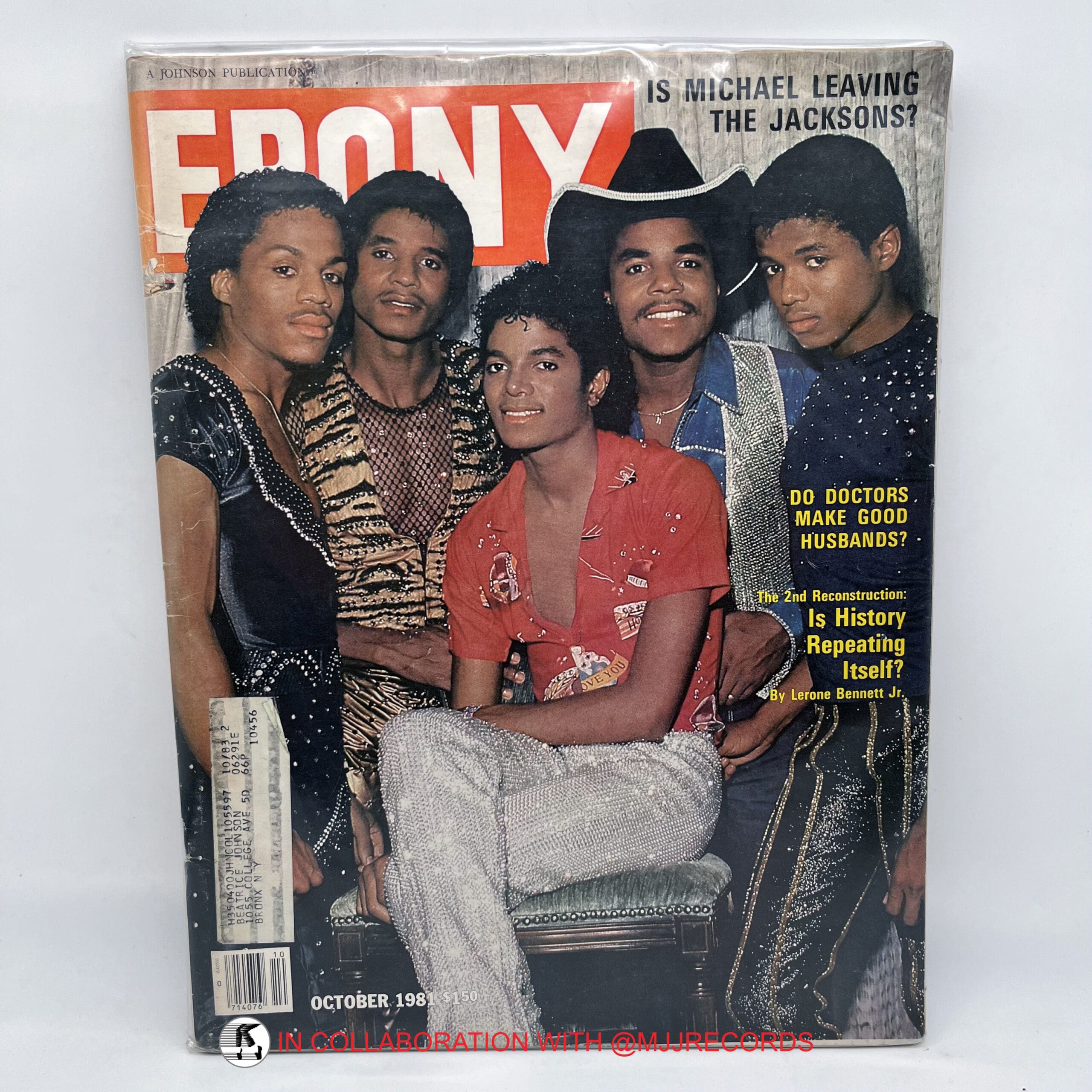 The Jacksons ‘EBONY’ October 1981 Issue Magazine (USA) – Michael ...