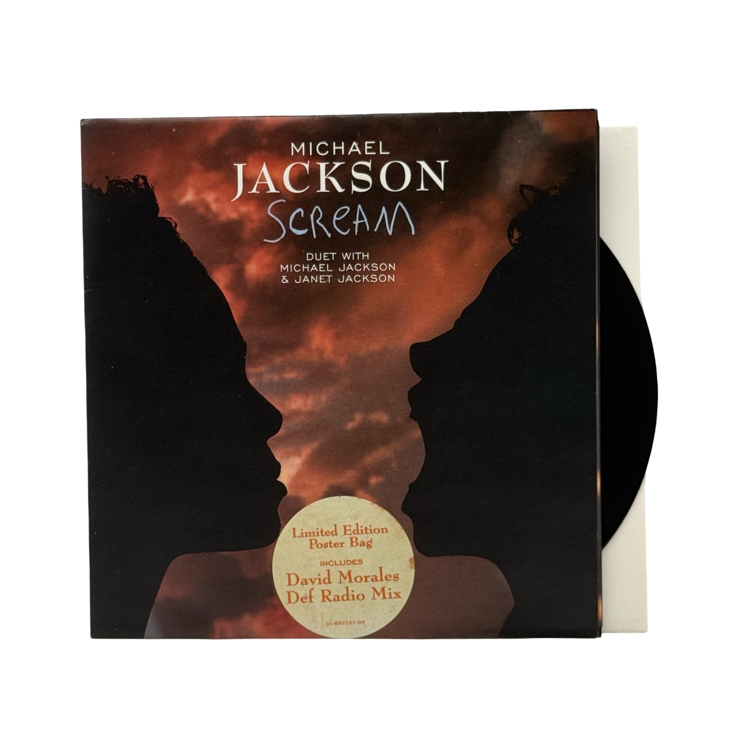 Michael Jackson ‘Scream’ 45 7″ Single Poster Bag (UK) – Michael Jackson ...
