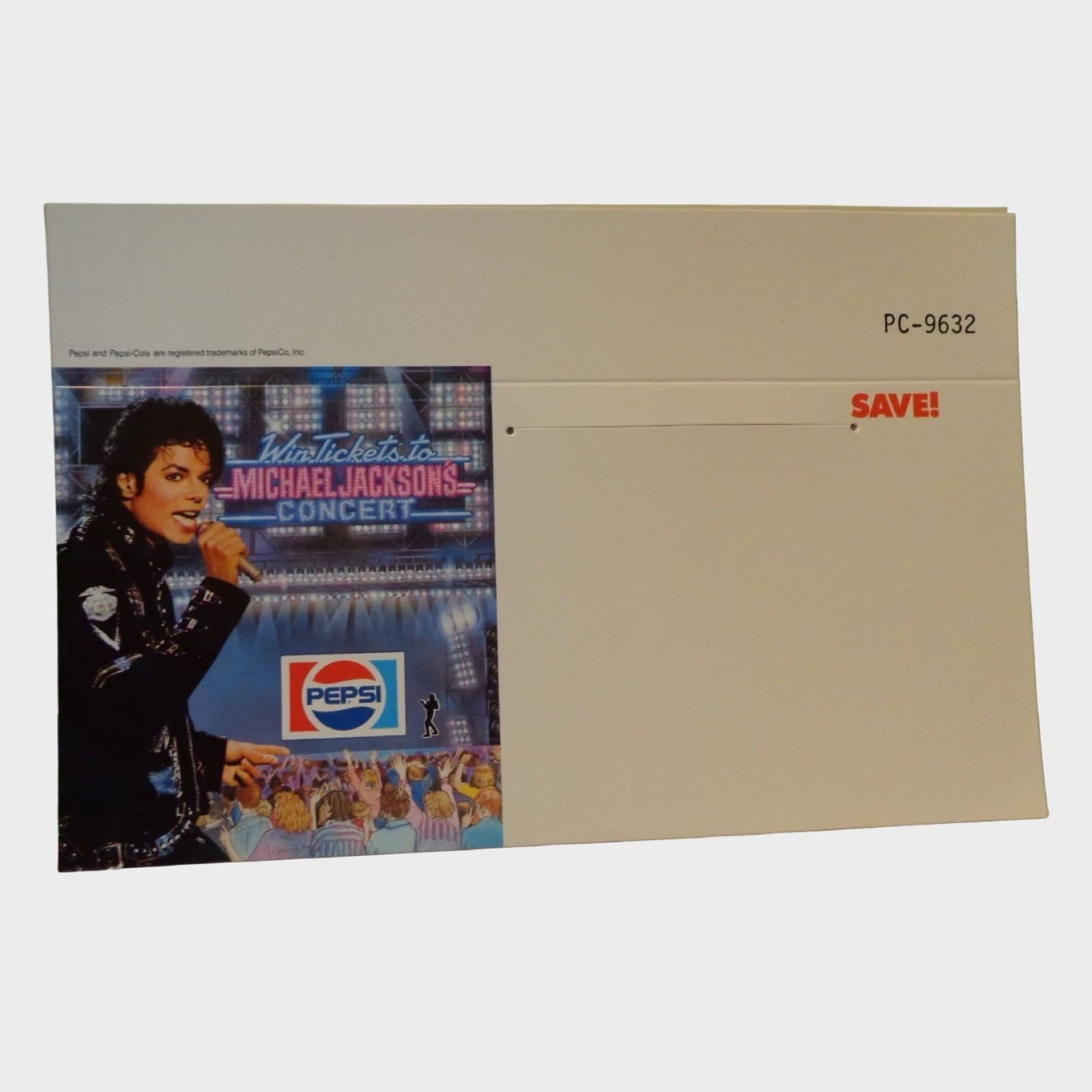 Michael Jackson BAD Tour Pepsi Promo Shelf Display Sign – Michael ...