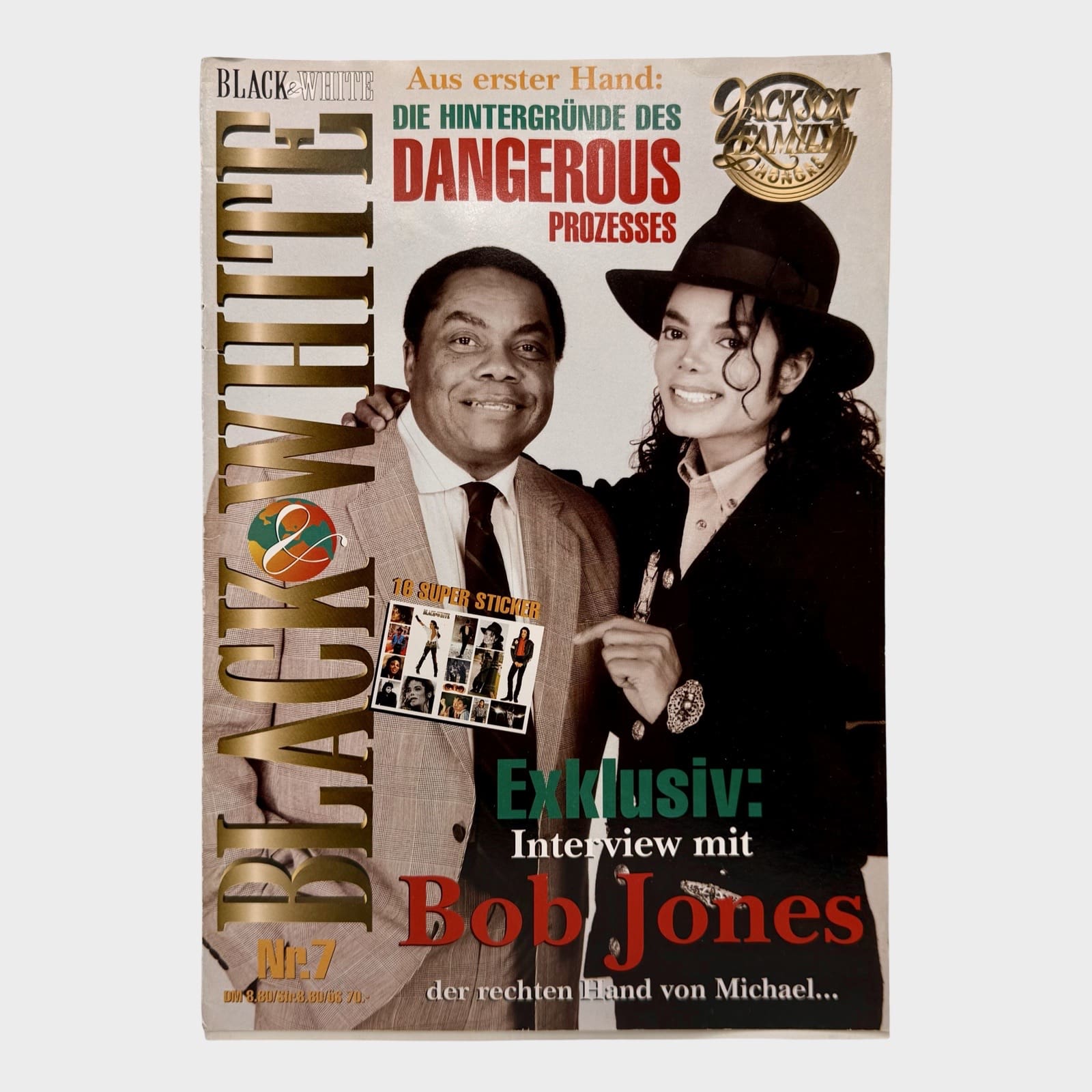 Michael Jackson Black & White Fan Magazine Issue # 7 (Germany ...