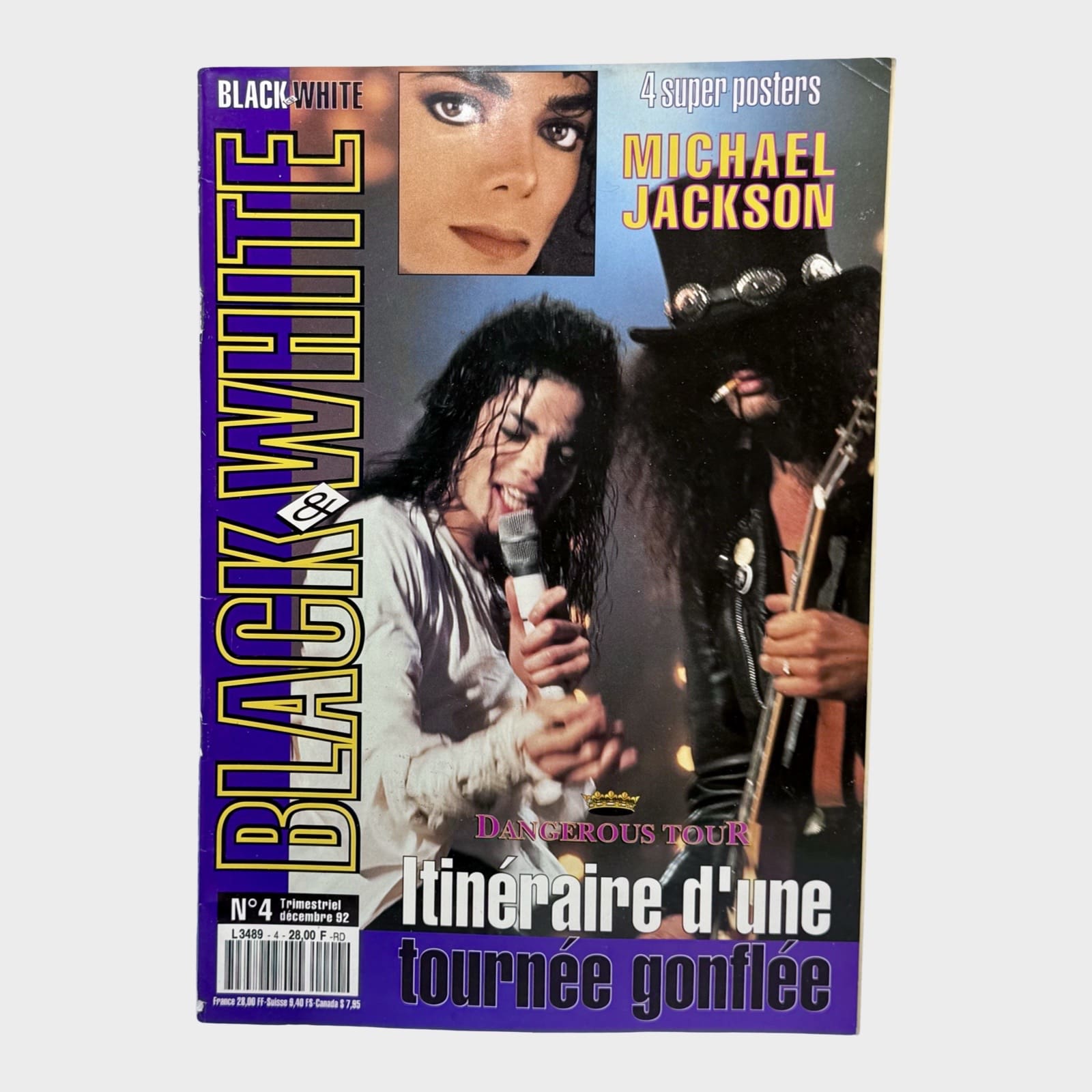 Michael Jackson Black & White Fan Magazine Issue # 4 (Germany ...