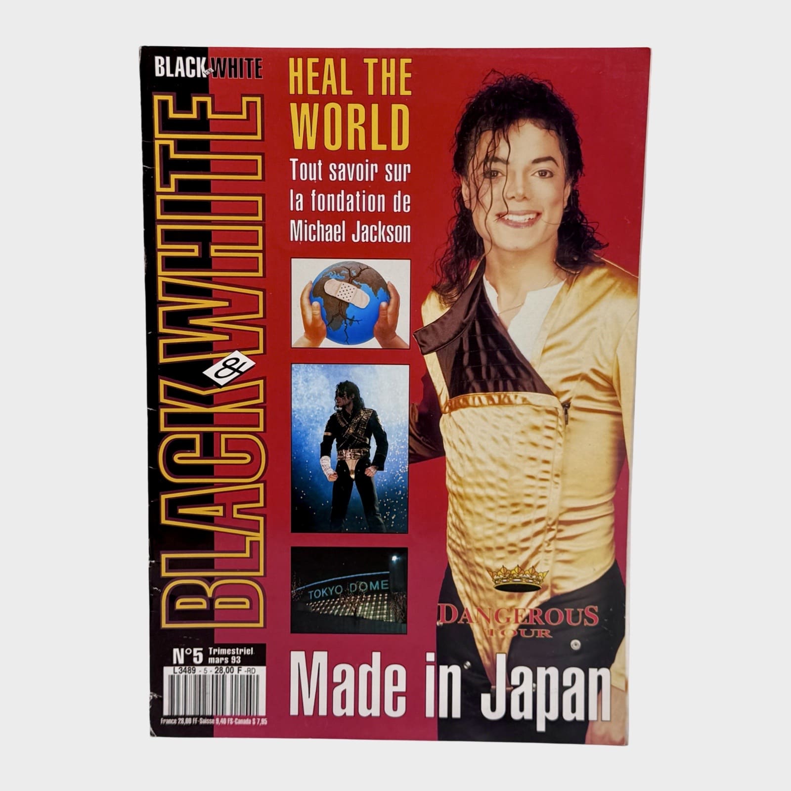 Michael Jackson Black & White Fan Magazine Issue # 5 (Germany ...
