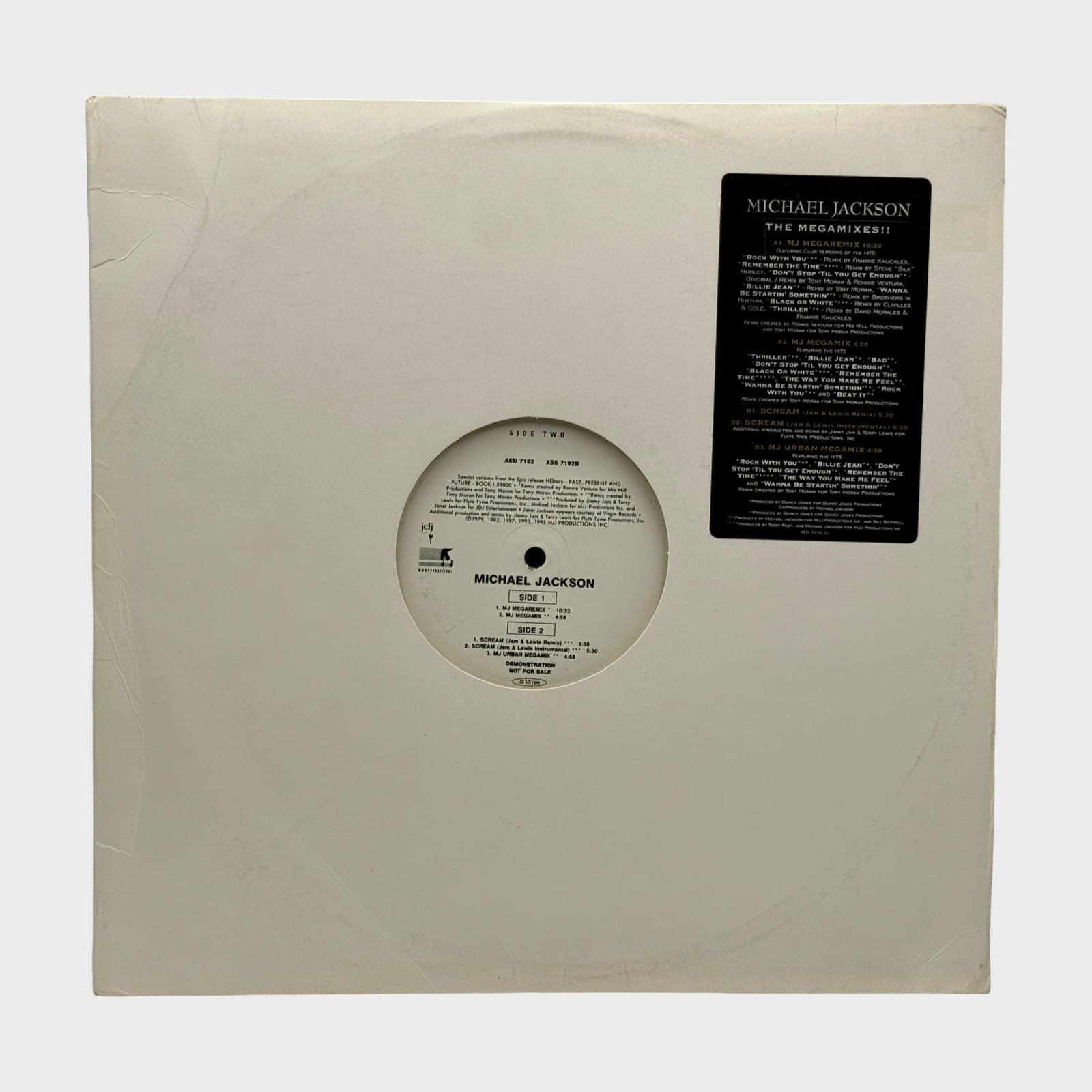 Michael Jackson ‘Megamixes’ 12″ Single (USA) – Michael Jackson Market