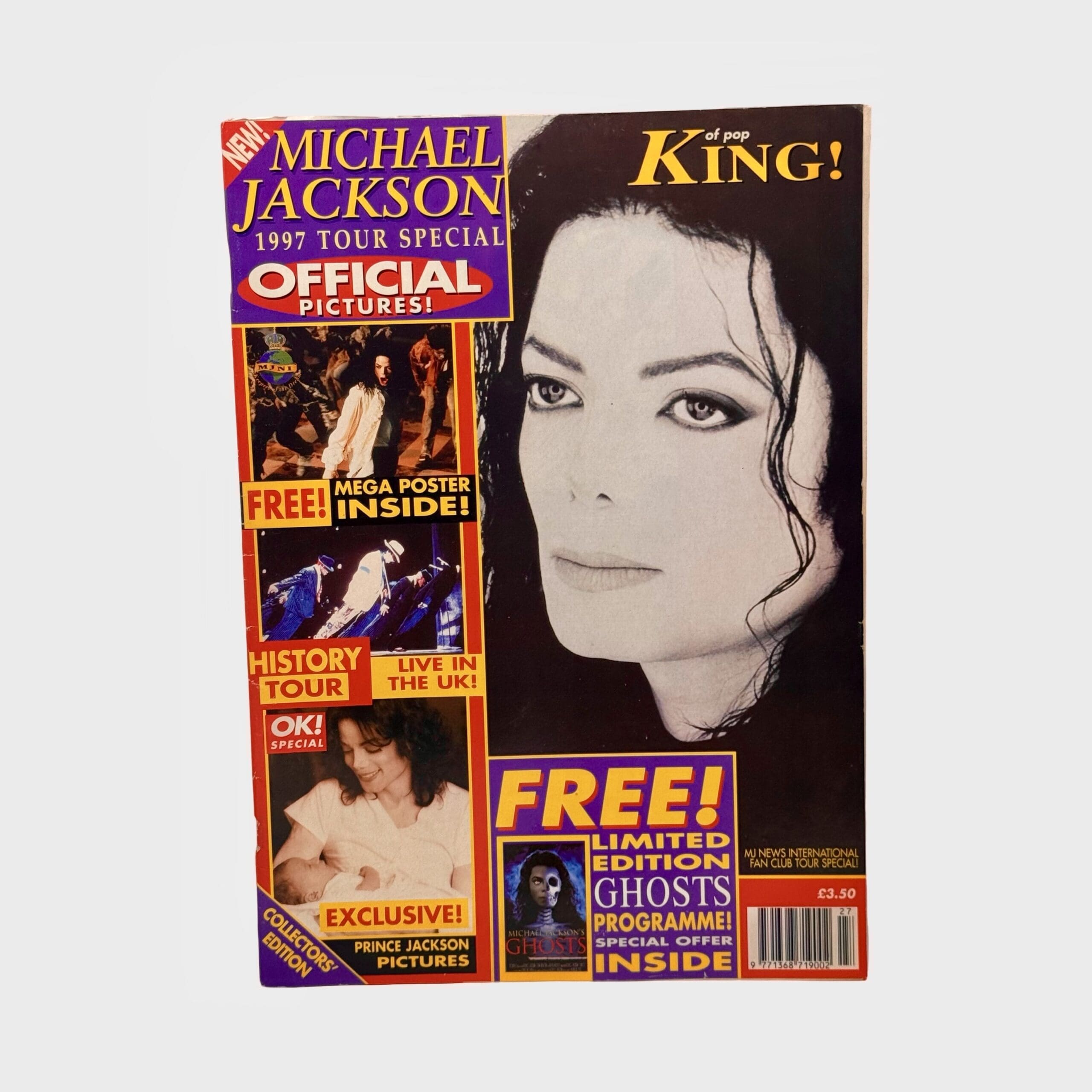 Michael Jackson King! Magazine HIStory Tour Special (UK) – Michael ...