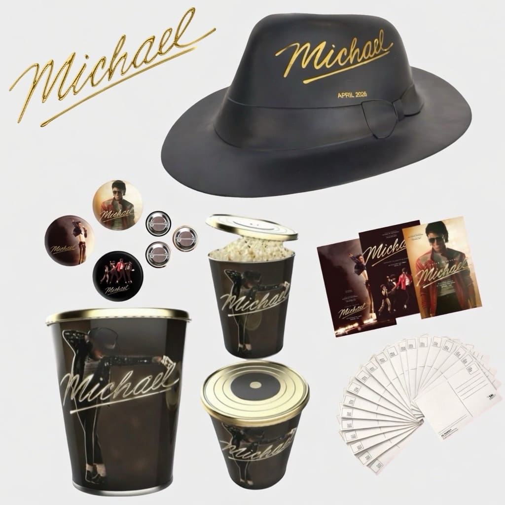 Michael (2026) Promo Movie Popcorn Bucket Bundle – Michael Jackson Market